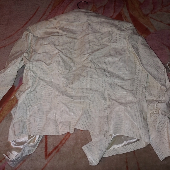 Sam Saboura | Jackets & Coats | Styled By Sam Saboura L Ivory Faux ...